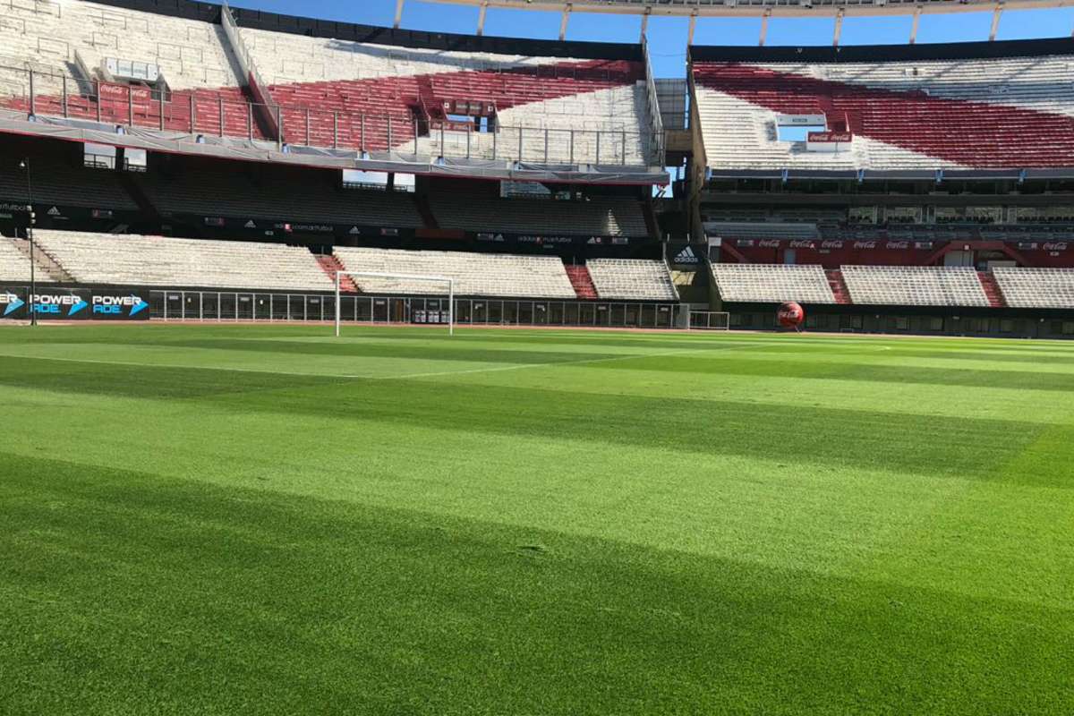 Nuevo campo de juego en el Monumental Noticias de River Locos x River Plate